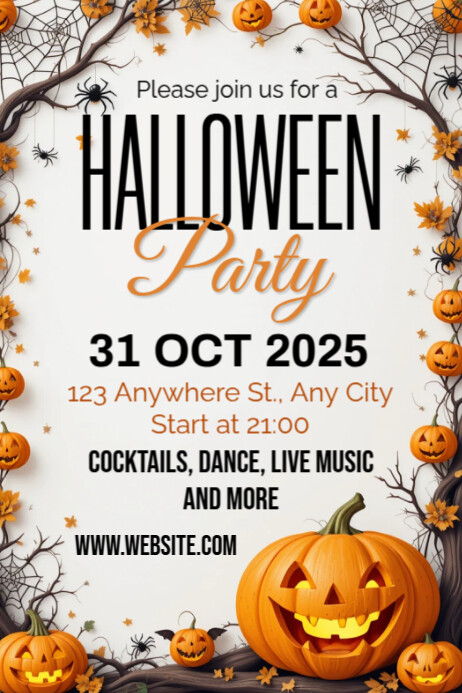 Spooky Vibes Poster Template | PosterMyWall