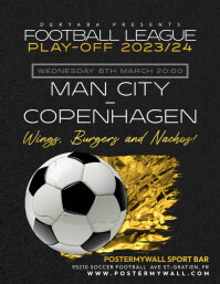 Soccer Football Sport Match Event Flyer Template | PosterMyWall