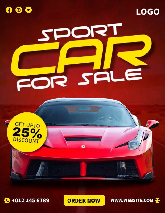 Copy of Sport Car Ads | PosterMyWall
