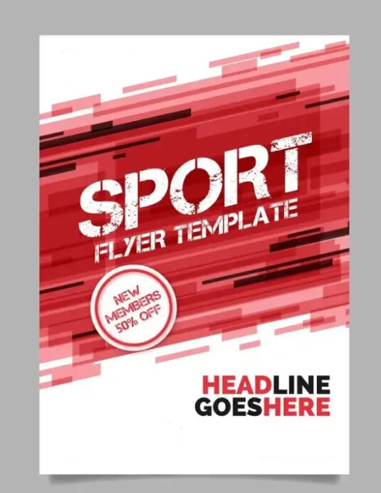 sport flyers design poster Template | PosterMyWall