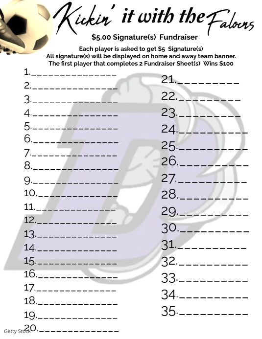 Sport Fundraiser Template | PosterMyWall