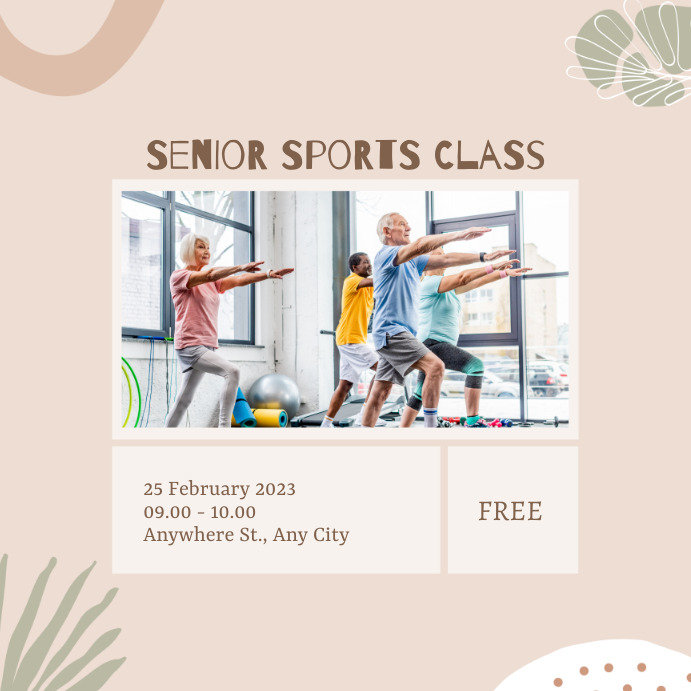 Sport Senior Class Template | PosterMyWall