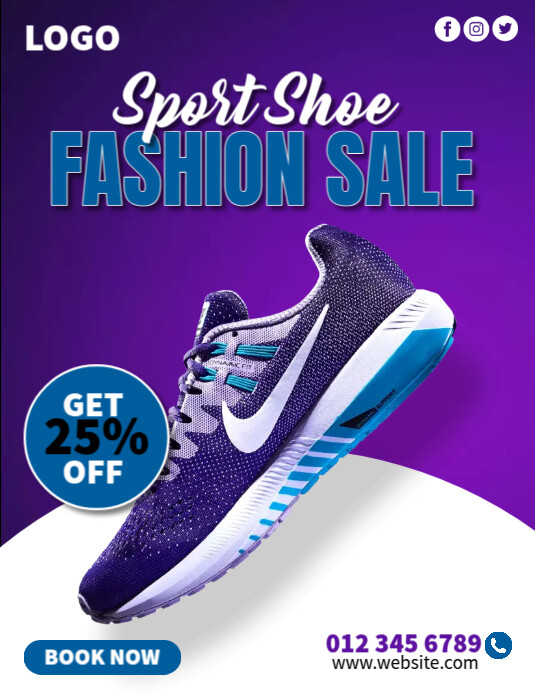 Sport Shoe Ads Template | PosterMyWall