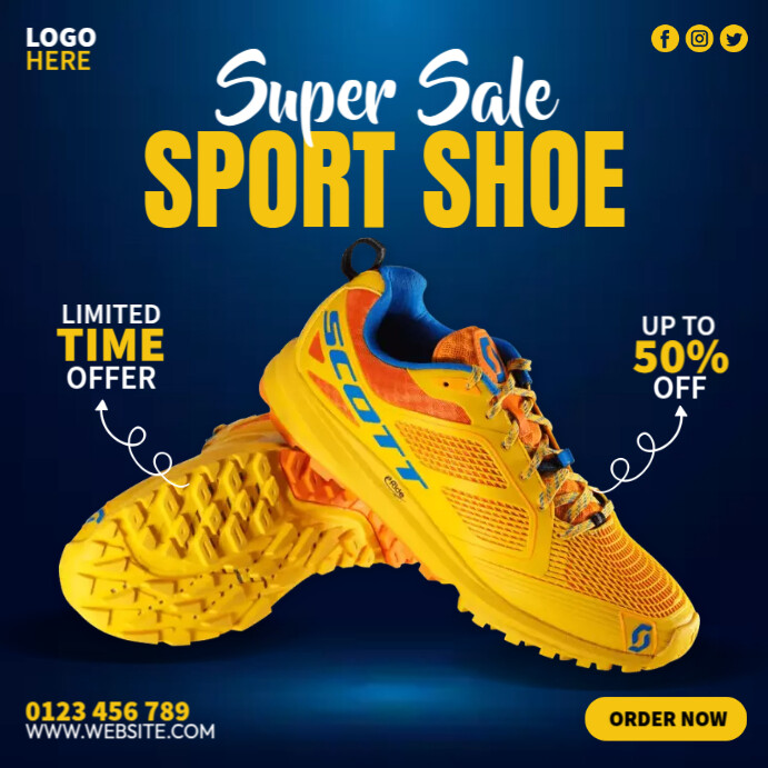 Copy of Sport Shoe Ads | PosterMyWall
