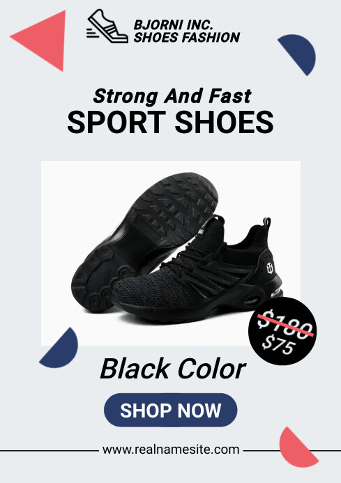 Sport Shoes Template | PosterMyWall