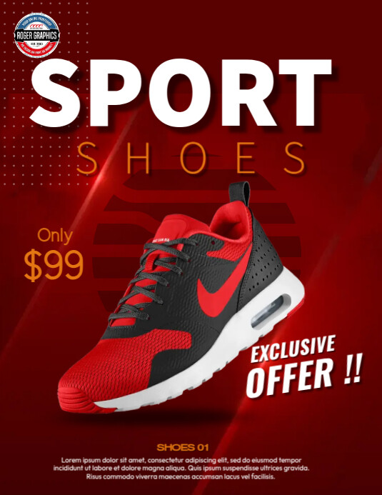 Sport Shoes Poster Template | PosterMyWall