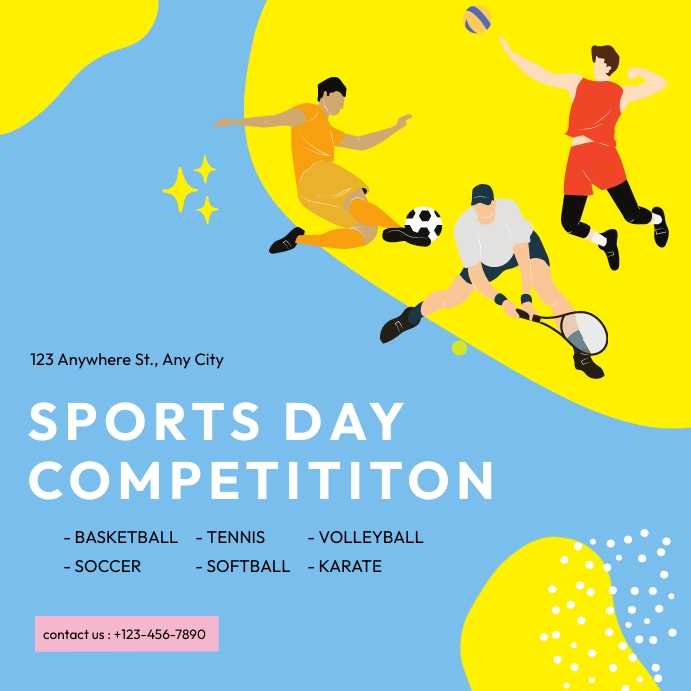 sport template | PosterMyWall