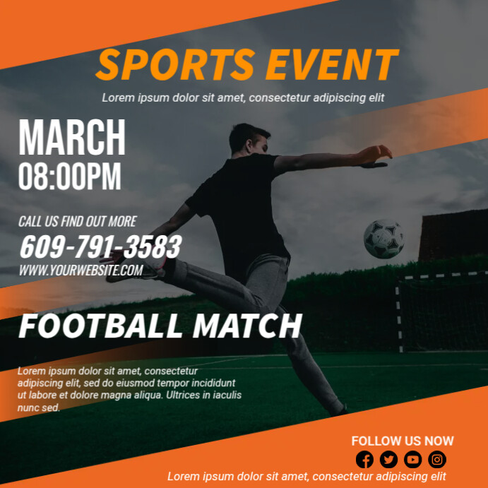 Sport Training Flyers Template | PosterMyWall