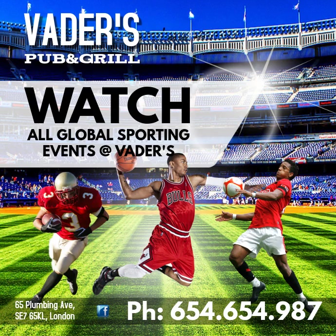 Sports Bar Invitation Template | PosterMyWall