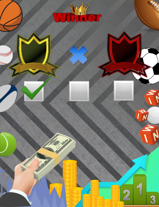 Plantilla de Sports Bets Flyer Background | PosterMyWall