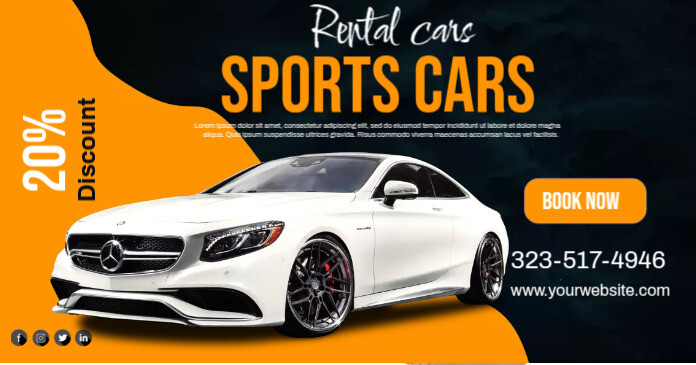 Sports Car Ads Template | PosterMyWall