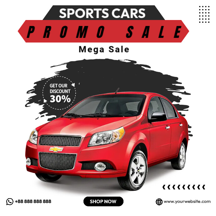 Sports Car Template | PosterMyWall