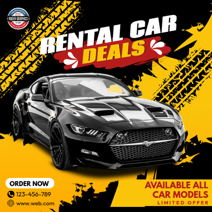 Copy of Sports Car Template | PosterMyWall