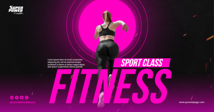 Sports Class Fitness Template | PosterMyWall