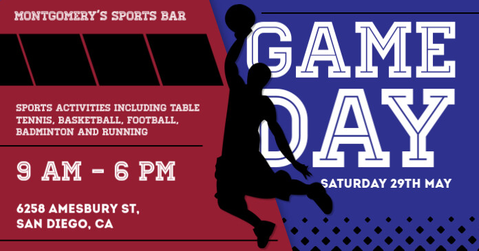 Sports Day Facebook Shared Post | PosterMyWall