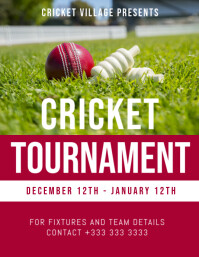 Cricket Flyer Template | PosterMyWall