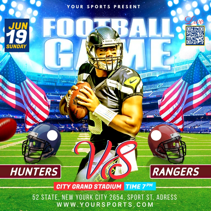 SPORTS Template | PosterMyWall