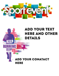 Running event flyer template | PosterMyWall