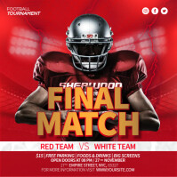 Sports Game Match Template | PosterMyWall