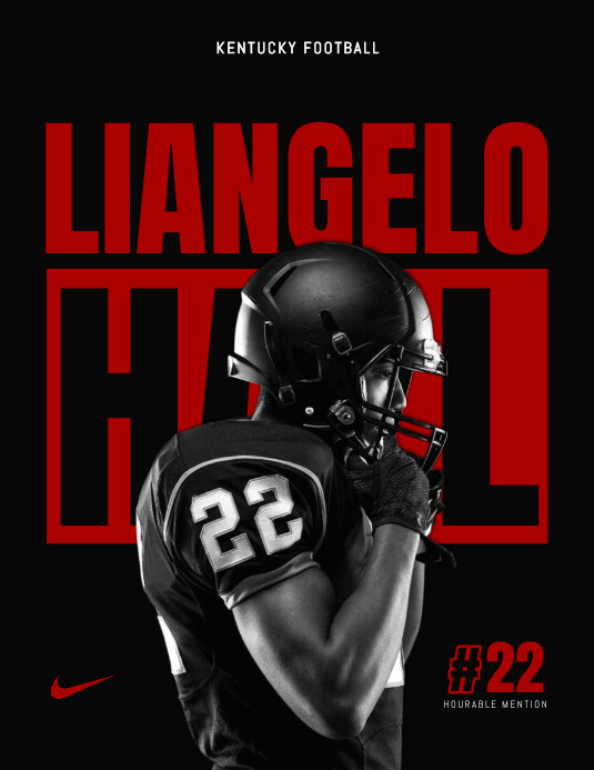 Sports player poster design Template | PosterMyWall