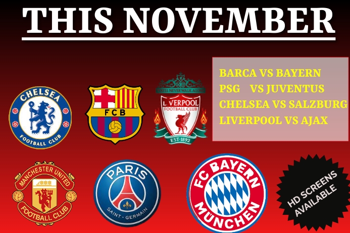 UEFA Template | PosterMyWall