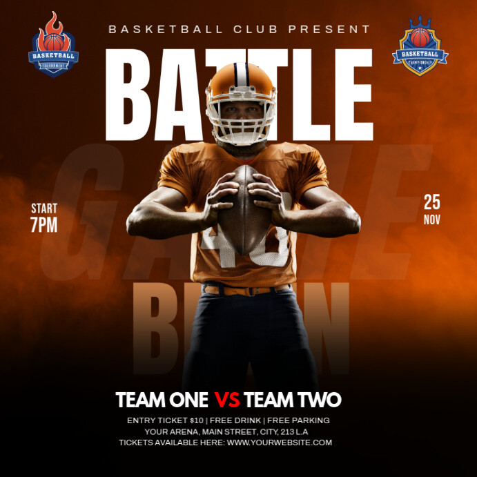 Modèle Sports Template | PosterMyWall