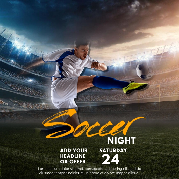 Copy of SPORTS TEMPLATE.E | PosterMyWall