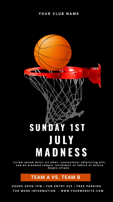 Copy of SPORTS TEMPLATE.E | PosterMyWall