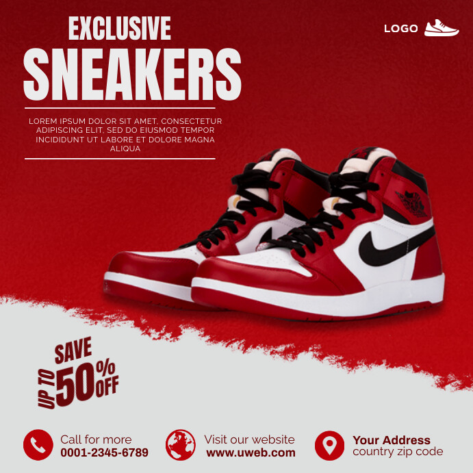 SPORTS WEARS FLASH SALES FLYER POSTER Template | PosterMyWall