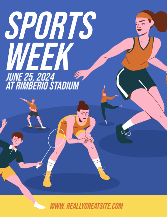 Sports Week Template | PosterMyWall