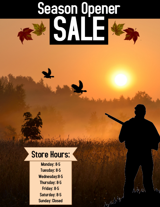 Copy of Sportsmans Sale | PosterMyWall