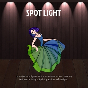 SPOT LIGHT FLYER Template | PosterMyWall