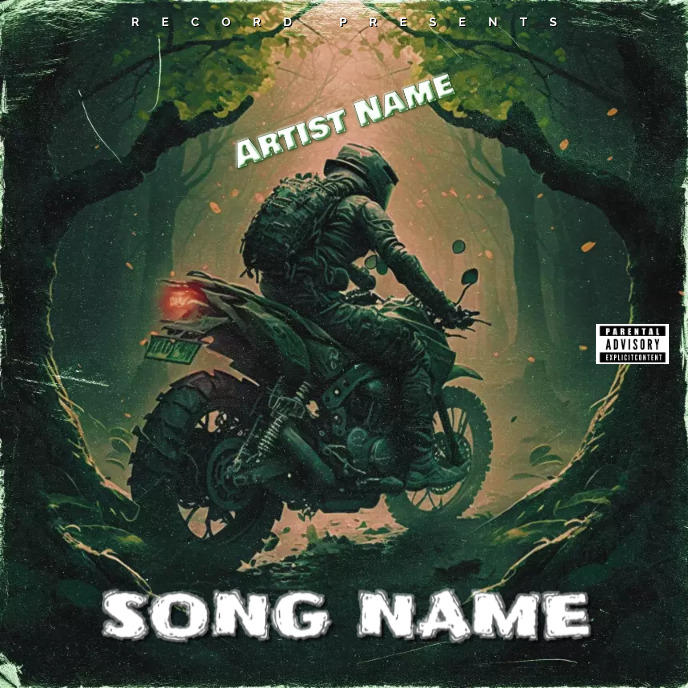 Modèle Spotiffy Deezer Couverture de L'album Musique Trap Mixtap ...