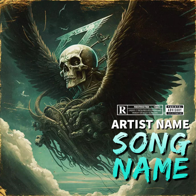 spotiffy deezer Album Cover music trap mixtap Template | PosterMyWall