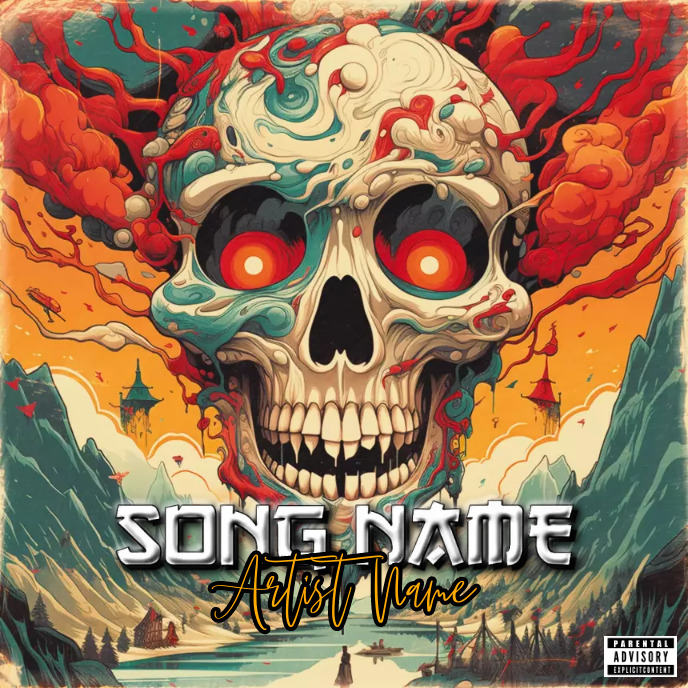 spotiffy deezer Album Cover music trap mixtap Template | PosterMyWall