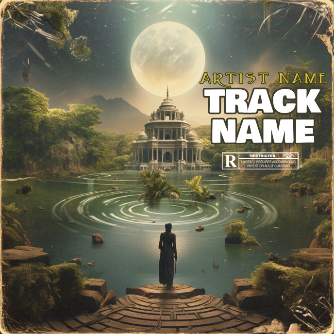 spotiffy deezer Album Cover music trap mixtap Template | PosterMyWall