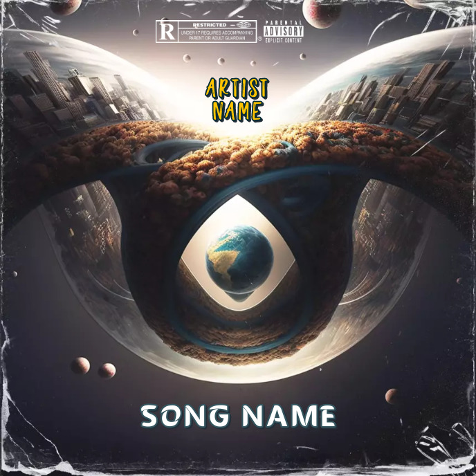 spotiffy deezer Album Cover music trap mixtap Template | PosterMyWall