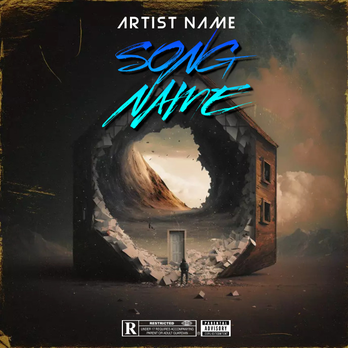 Modèle Spotiffy Deezer Couverture de L'album Musique Trap Mixtap ...