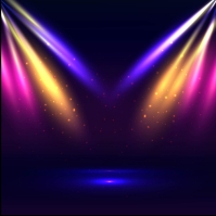 Spotlight baground design template | PosterMyWall