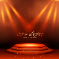 Spotlight baground design template | PosterMyWall