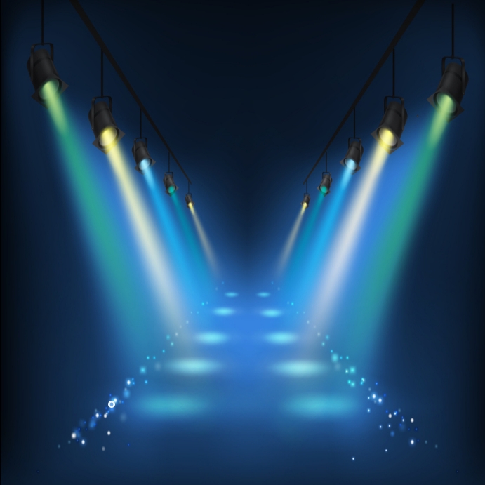 Spotlight baground design template | PosterMyWall