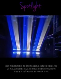 Spotlight Flyer Template | PosterMyWall