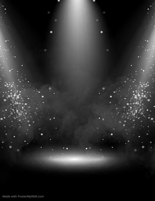Spotlight Stage with sparkle background Template | PosterMyWall