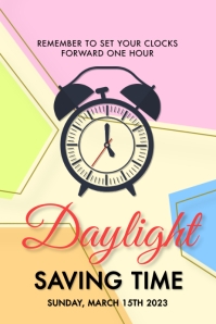 Spring Forward Poster Template | PosterMyWall