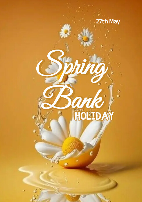 Spring Bank Holiday Template | PosterMyWall