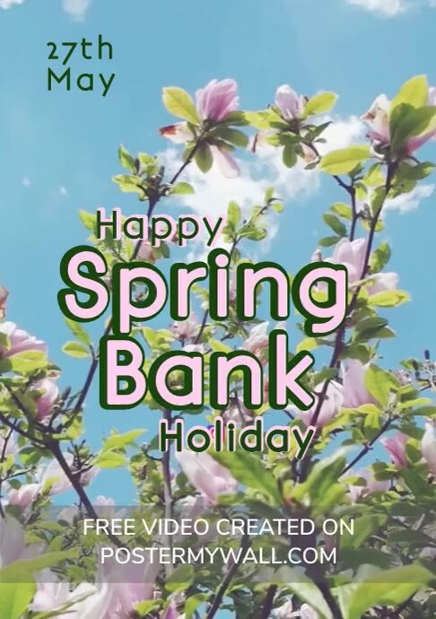 Spring Bank Holiday Template | PosterMyWall