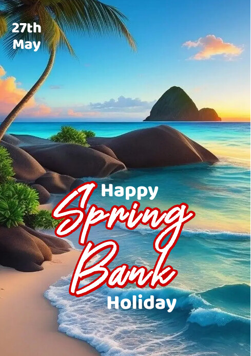 Spring Bank holiday Template | PosterMyWall