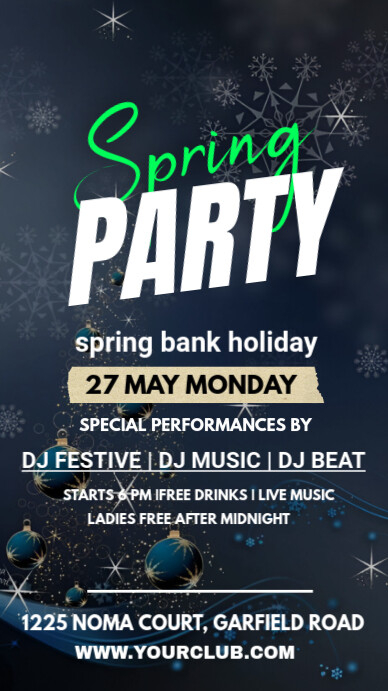 Spring Bank Holidays Instagram Story Template | PosterMyWall