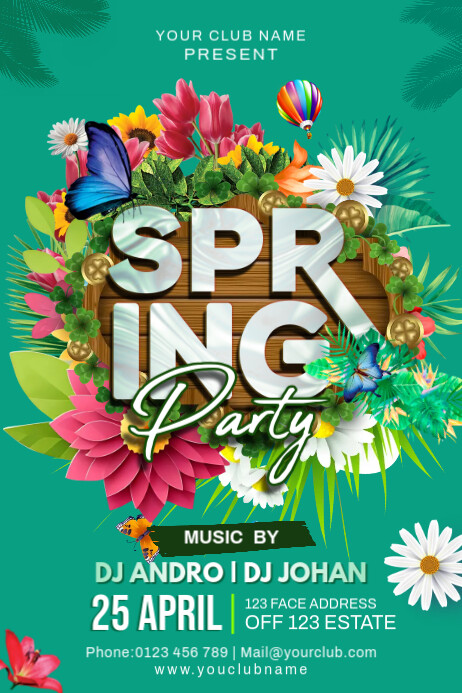 Spring Banner Template | PosterMyWall