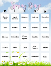 Easter Bingo Template | PosterMyWall